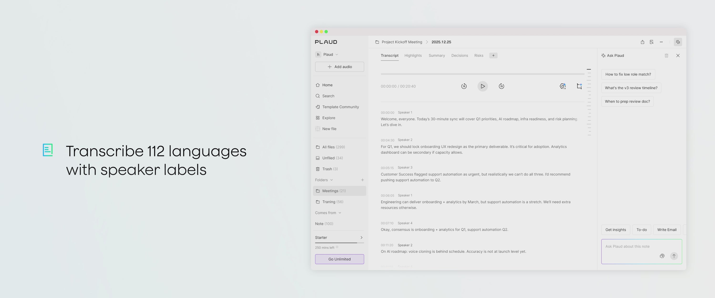 Plaud Desktop – AI Meeting Notes Without a Meeting Bot